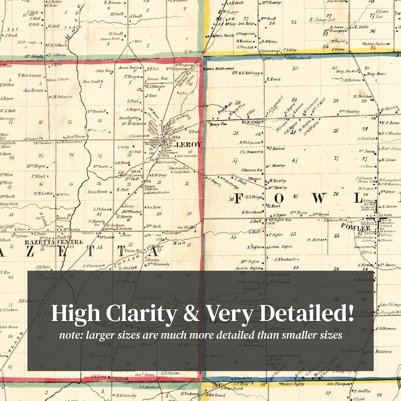 Trumbull County Ohio Map 1856 Old Map of Trumbull County - Etsy Ireland