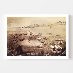 Fort Collins Map 1865, Vintage Fort Collins Map, Old Fort Collins ...