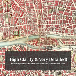 Paris Map 1784 Old Map of Paris France Art Vintage Print Framed Wall ...