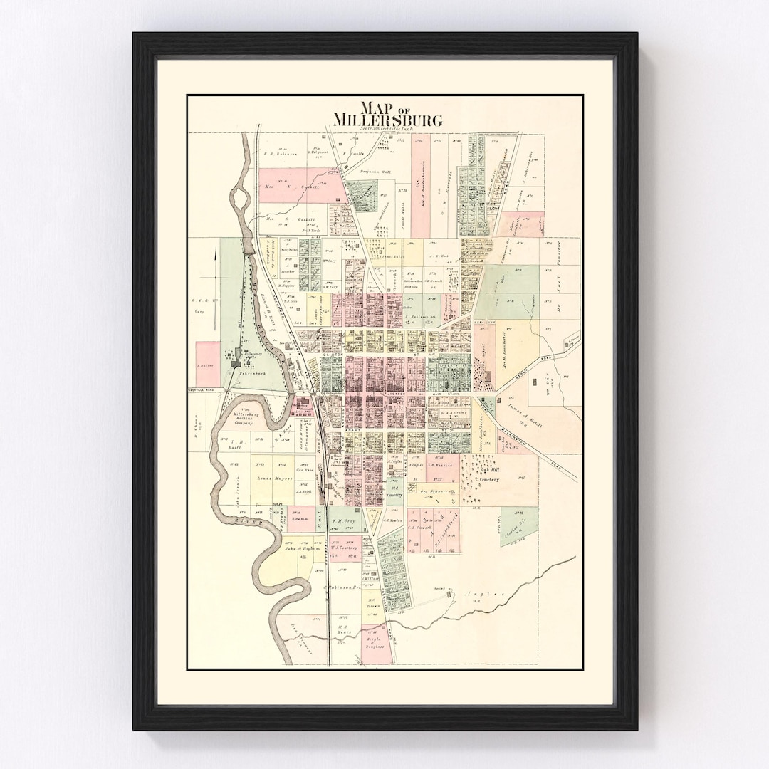 Lewis NY Map 1875 Old Map of Lewis Township New York Art Vintage Print ...