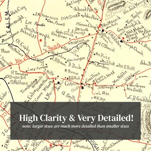 Larue County Kentucky Map 1899 Old Map of Larue County Kentucky Art ...