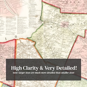 Oswego County New York Map 1854 Old Map of Oswego County New York Art ...