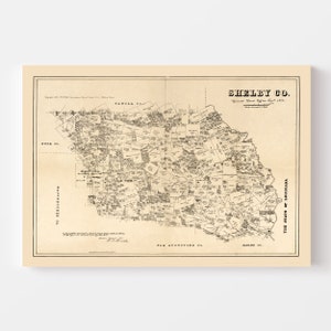 Shelby County Texas Map 1879 Old Map of Shelby County Texas Art Vintage ...