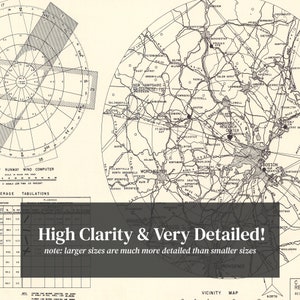 Cambridge Research Center Vicinity Map 1952 Old Map of - Etsy