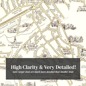 Wellesley Map 1960 Old Map of Wellesley Massachusetts Art Vintage Print ...