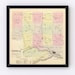 Corning Map 1887 Old Map of Corning Kansas Art Vintage Print Framed ...