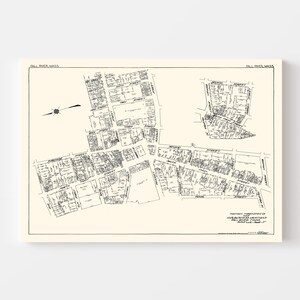 Fall River Map 1929, Vintage Fall River Map, Old Fall River ...