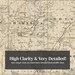 Harrison County IA Map 1875 Old Map of Logan Iowa Art Vintage Print ...