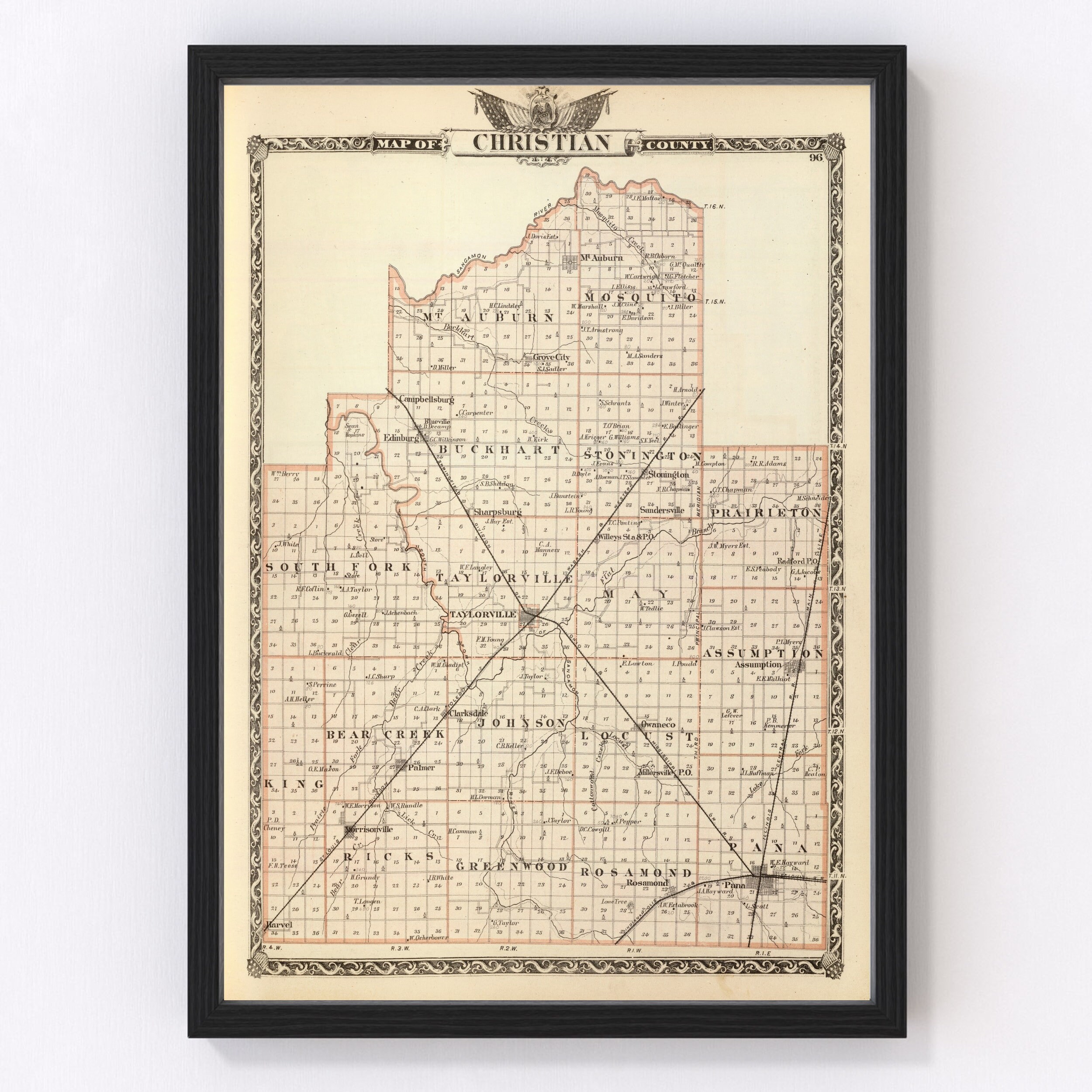 Taylorville Il Map