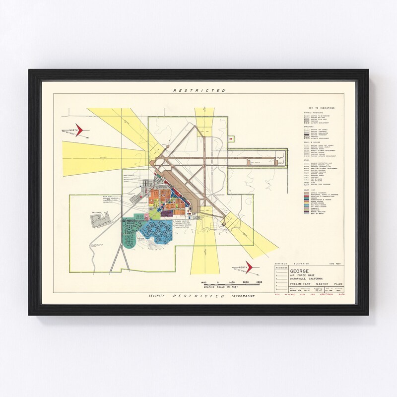 Airport Runway Map - Etsy