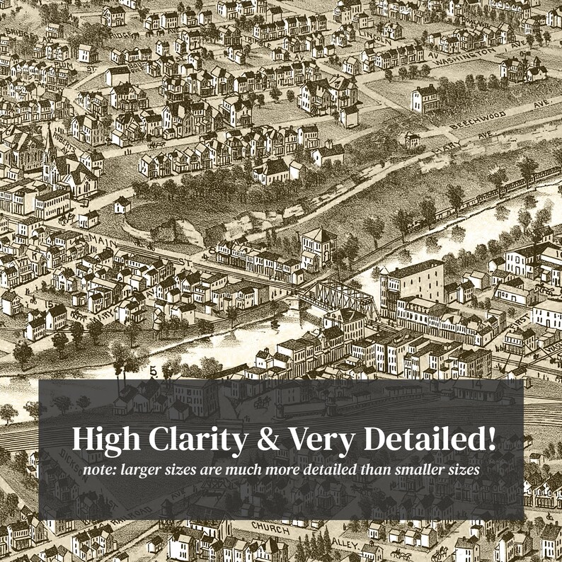 Carnegie Map 1897 Old Map of Carnegie Pennsylvania Art - Etsy