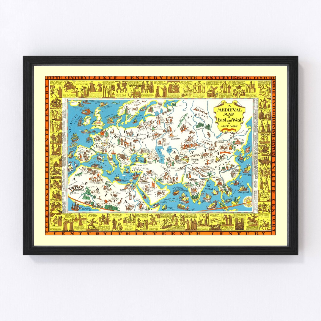 World Map 1925, Vintage World Map, Old World Art, Wall Art Gift for ...
