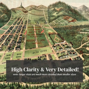 Haight-ashbury District Map 1893, Vintage Haight-ashbury District Map ...