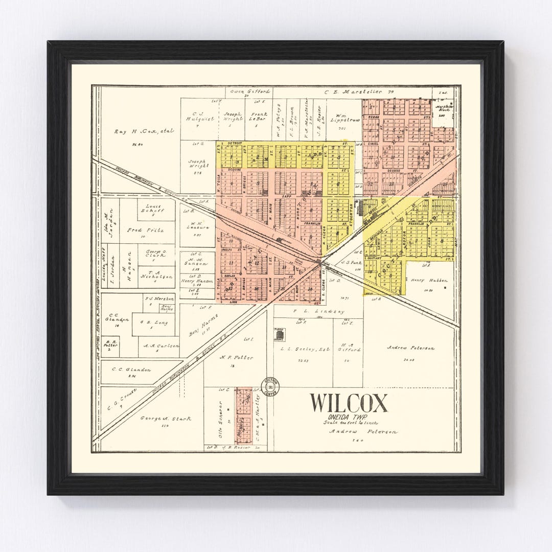 Towns of Bolton and Andover Map 1869, Vintage Towns of Bolton and ...