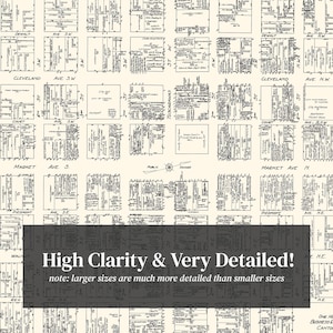 Canton Map 1929 Old Map of Canton Business Section Ohio Art Vintage ...