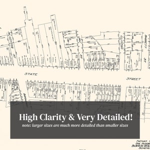 Schenectady Map 1929 Old Map of Schenectady Business Section New York ...