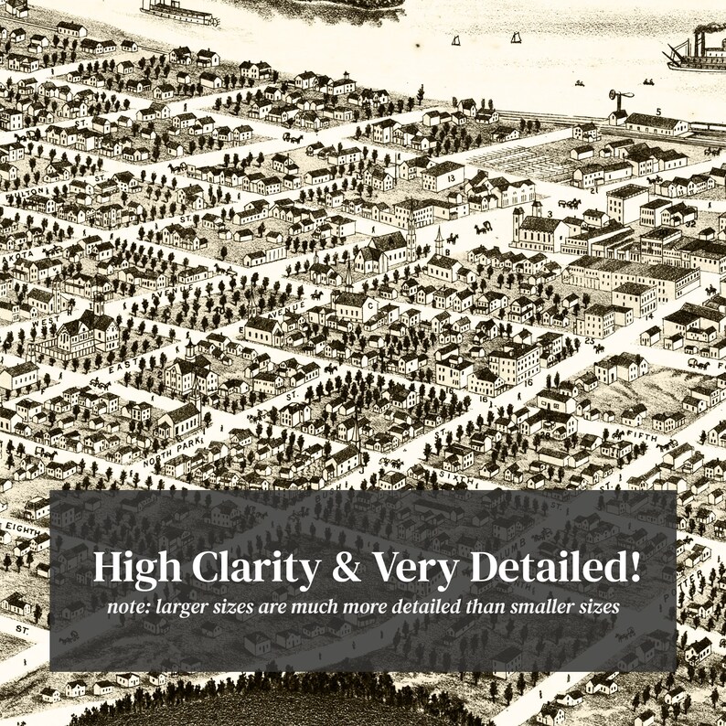 Red Wing Map 1880 Old Map of Red Wing Minnesota Art Vintage - Etsy UK