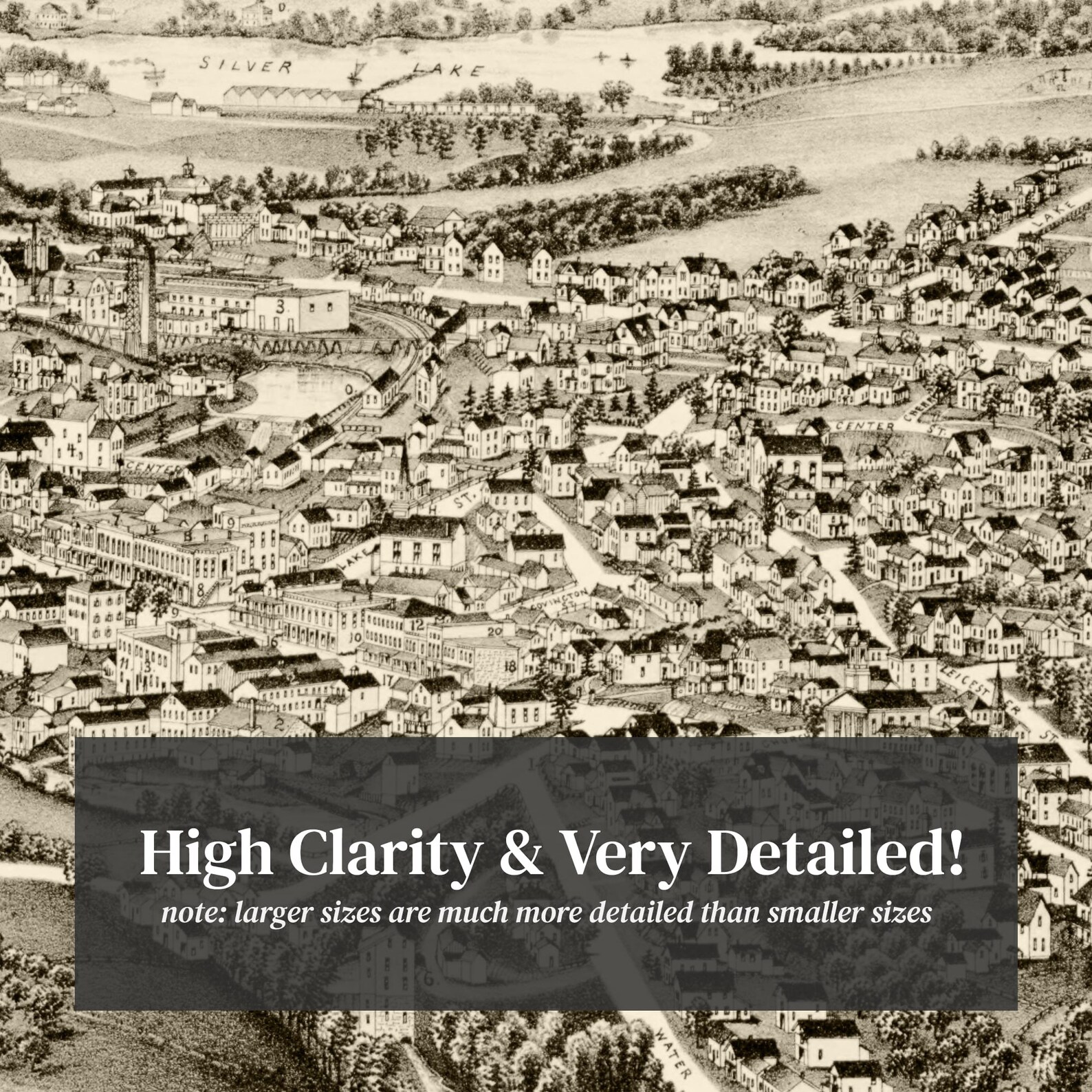 Perry Map 1892 Old Map of Perry New York Art Vintage Print - Etsy