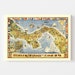 Panama Map Art Vintage Print From 1939 Old Panama Art - Etsy
