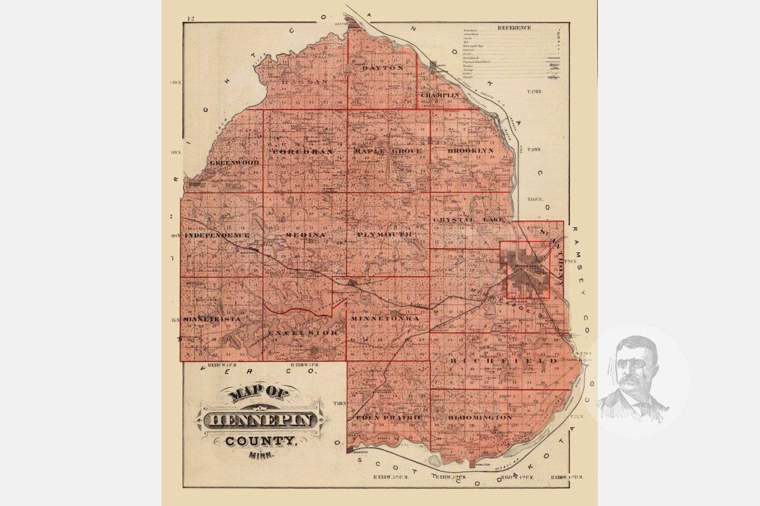 Historic Wall Map 1874 Map Of Hennepin County Minn Vi - vrogue.co Historic Wall Map 1874 Map Of Hennepin County Minn Vi - vrogue.co