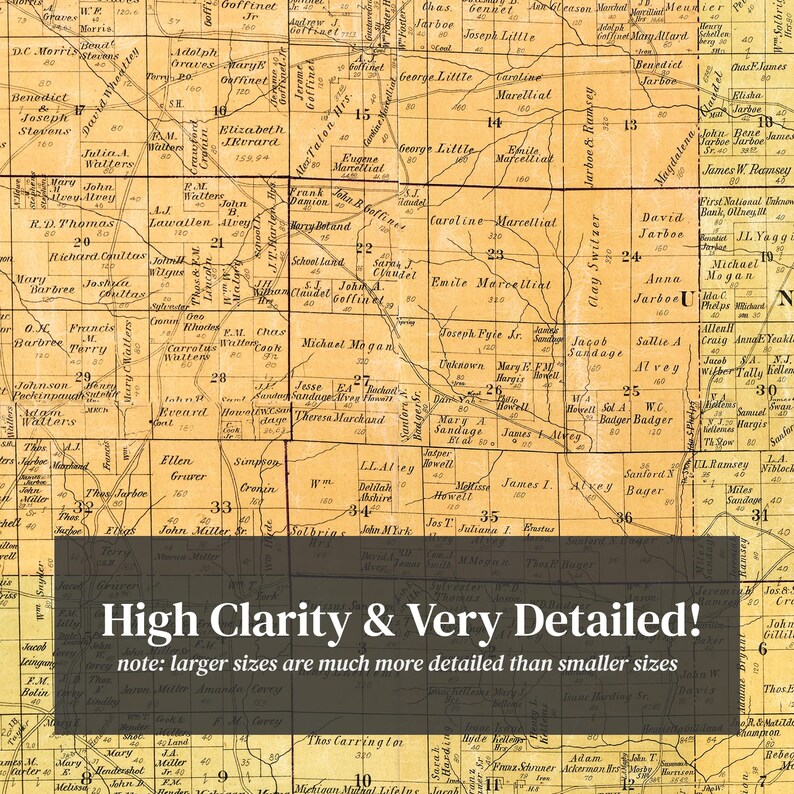 Perry County Indiana Map 1894 Old Map of Perry County - Etsy