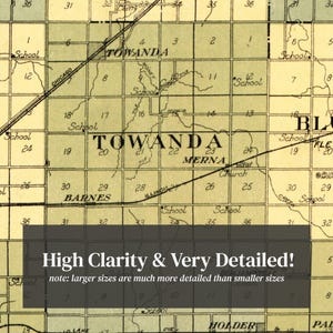 Normal Map 1914 - Old Map of Normal Illinois Art Vintage Print Framed ...