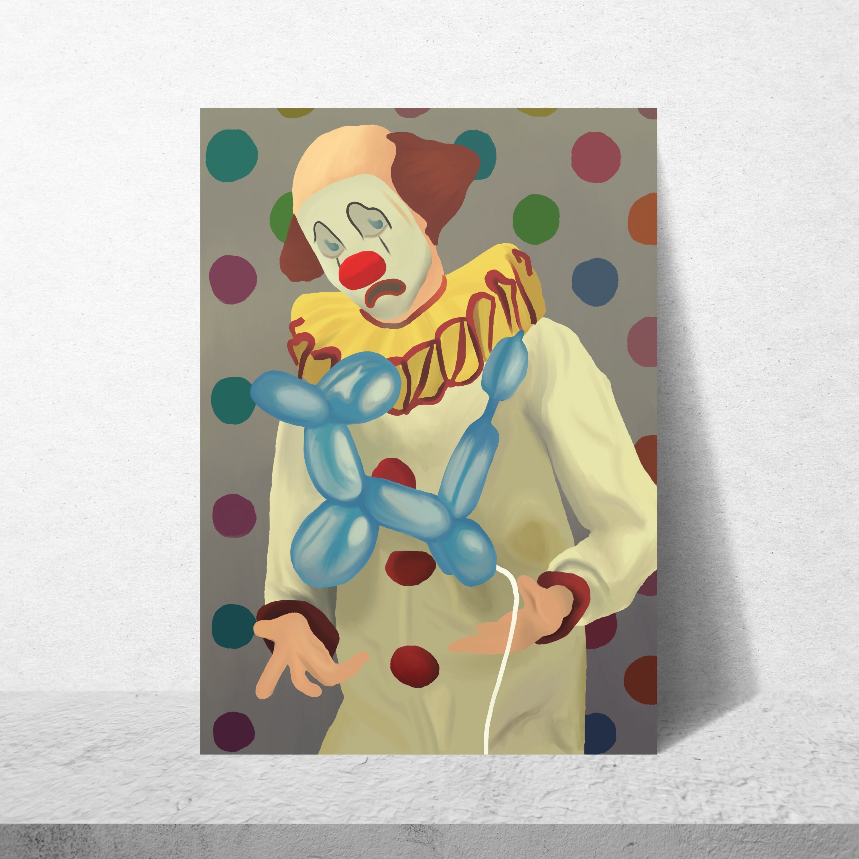 Sad Clown Painting Sims
