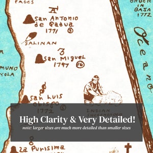 California Map 1954 Old Map of California Art Vintage Print Framed Wall ...