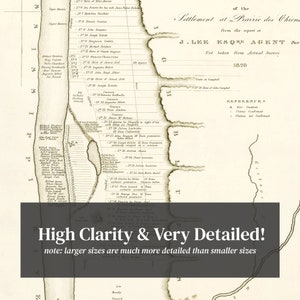 Prairie Des Chiens Map 1834 Old Map of Prairie Des Chiens Wisconsin Art ...