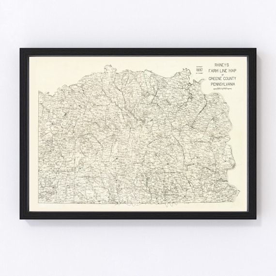 Map Of Greene County Pennsylvania