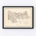 Sharon Map 1907 Old Map of Sharon Wisconsin Art Vintage Print Framed ...