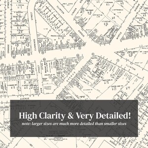 Irvington Map 1947 - Old Map of Irvington Business Section New Jersey ...