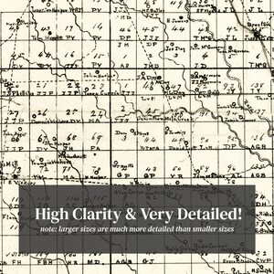 Coffee County Georgia Map 1891 Old Map of Coffee County Georgia Art ...
