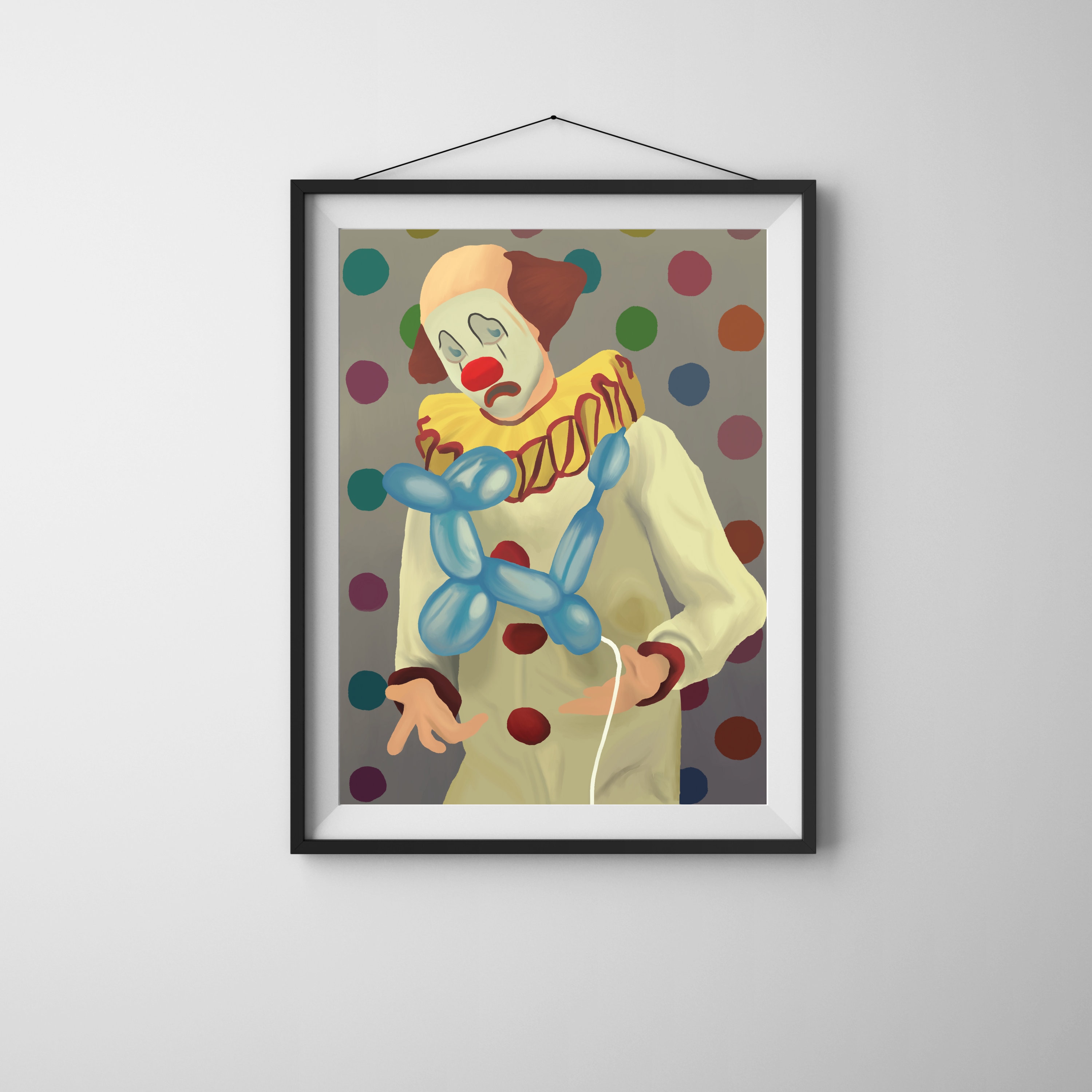 Sad Clown Painting Sims