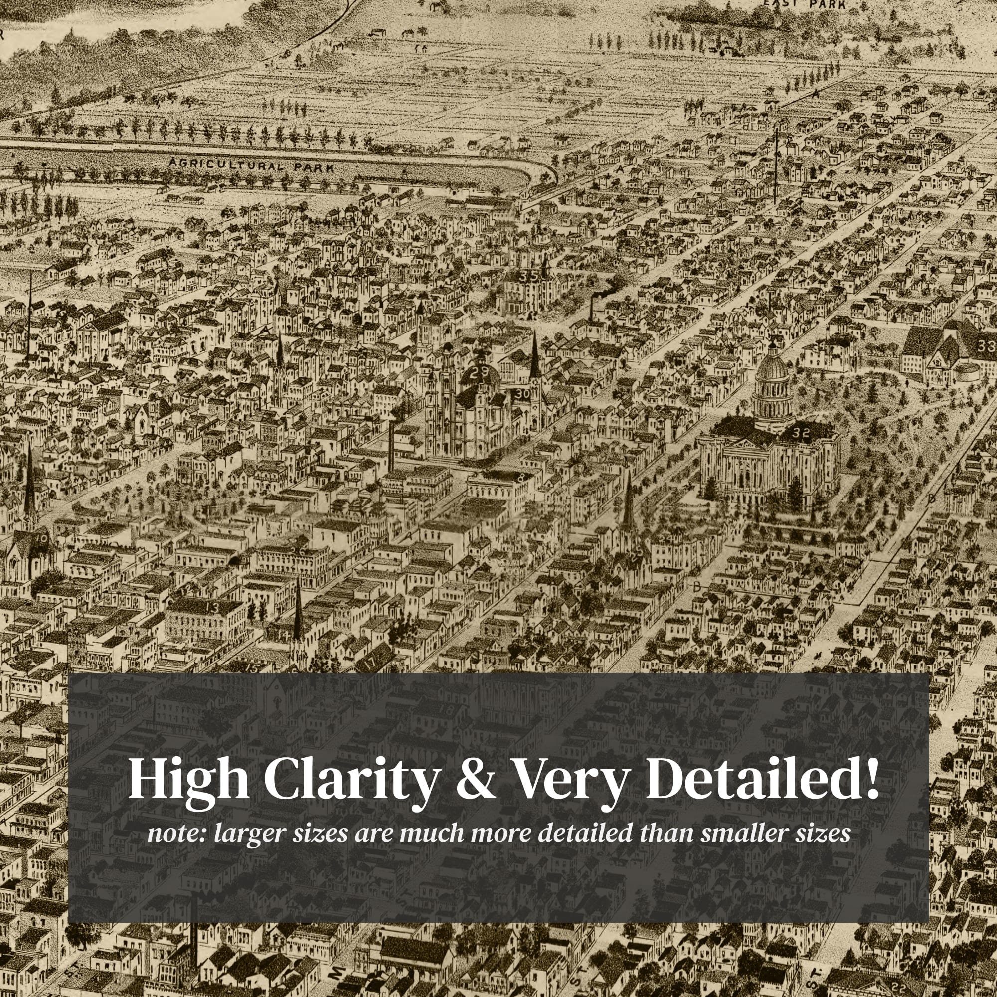 Sacramento Map 1890 Old Map of Sacramento California Art - Etsy