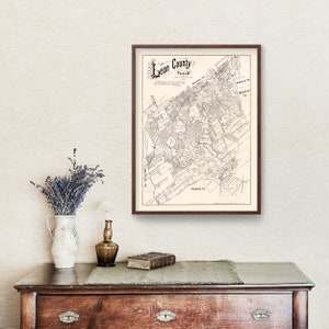 Leon County Texas Map 1879 - Old Map of Leon County Texas Art Vintage ...