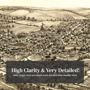 Merrimac Map 1889, Vintage Merrimac Map, Old Merrimac Massachusetts Art ...