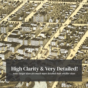 Plattsburgh Map 1877 Old Map of Plattsburgh New York Art Vintage Print ...