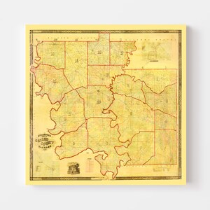Greene County Map 1856, Vintage Greene County Map, Old Greene County ...