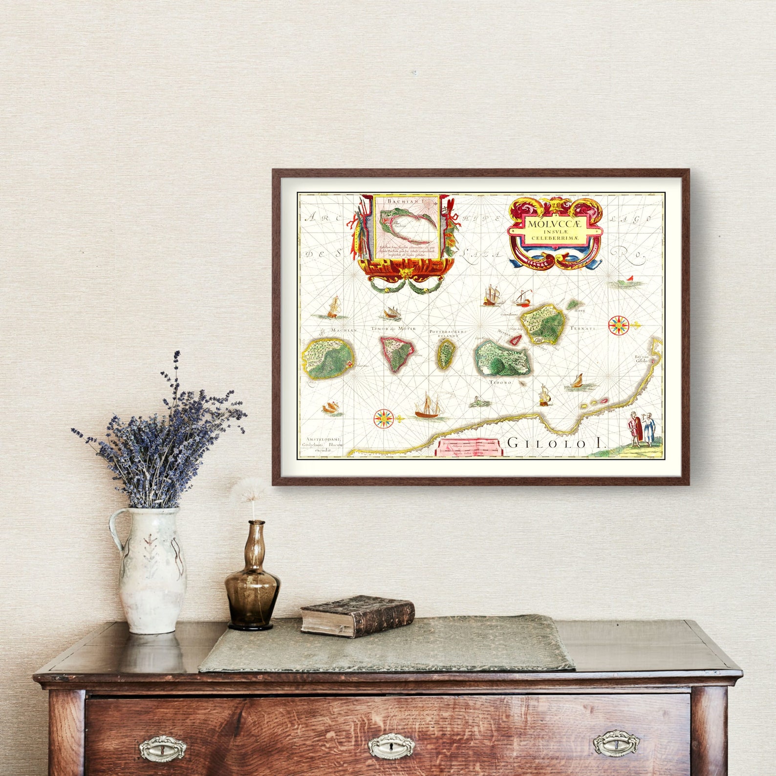 The Spice Islands Map 1665 Old Map of the Spice Islands - Etsy