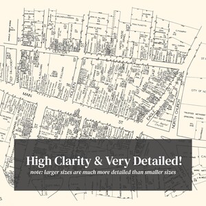 North Adams Map 1929 Old Map of North Adams Business Section ...