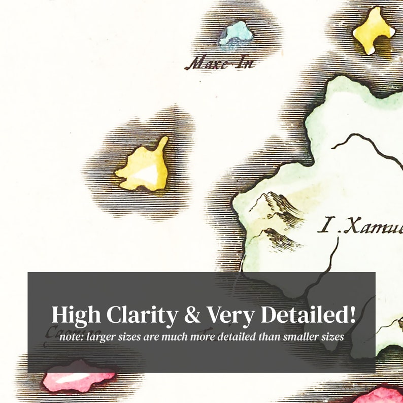 Shantung Map 1665 Old Map of Shantung China Art Vintage - Etsy