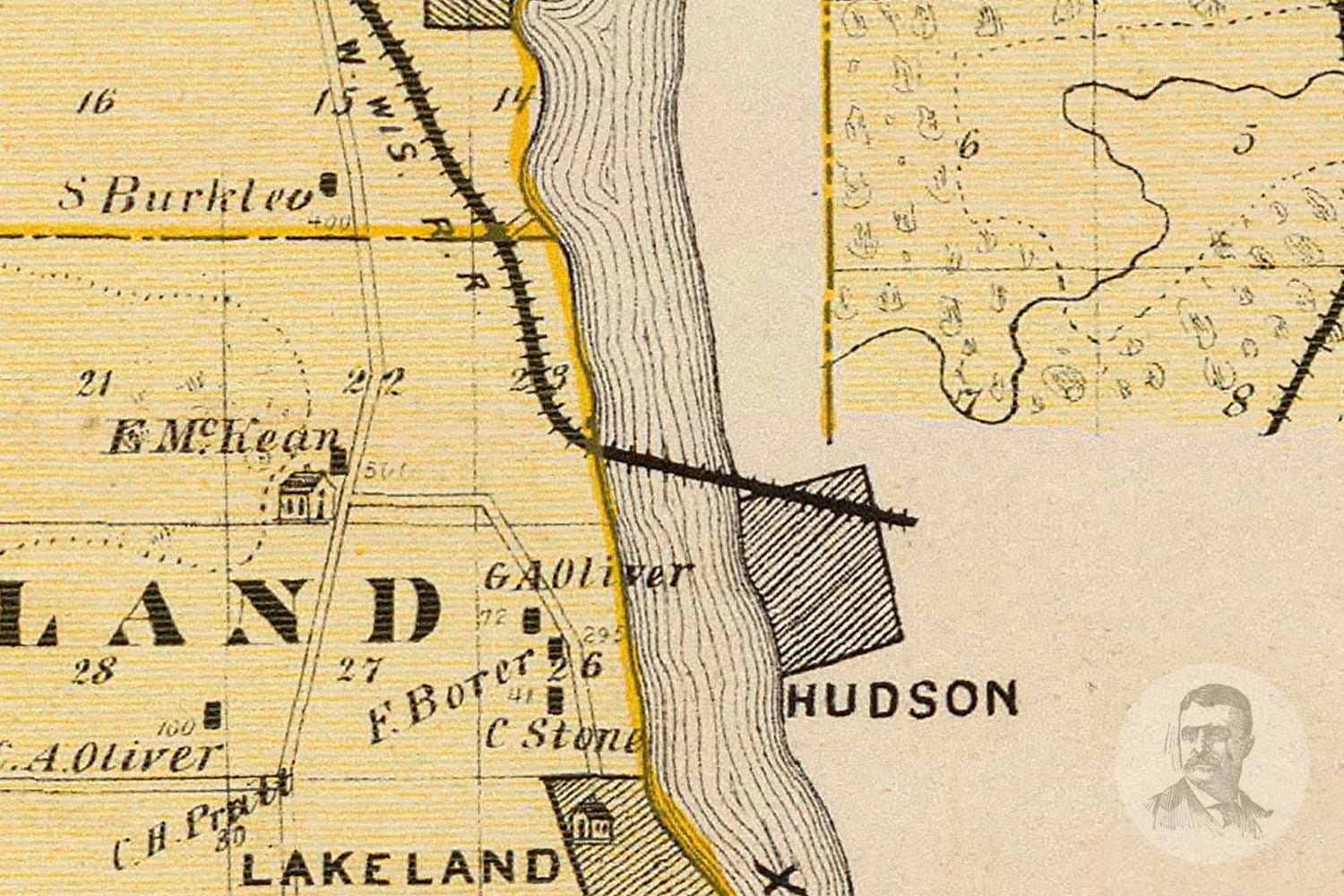 Vintage Washington County MN Map 1874 Old Minnesota Map | Etsy