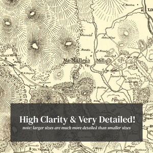 Greene County Virginia Map 1875 Old Map of Greene County Virginia Art ...