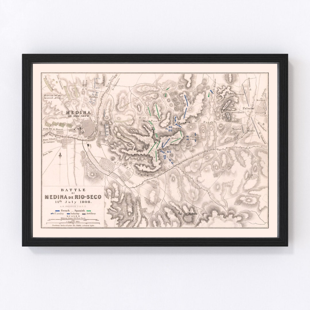 Spain Map 1809, Vintage Spain Map, Old Spain Art, Wall Art Gift for ...