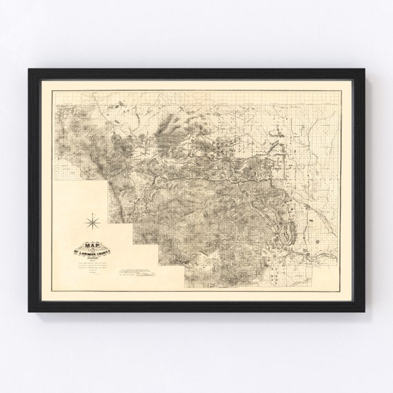 Larimer County Colorado Map