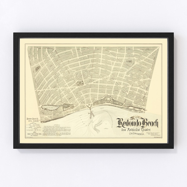 Redondo Beach Print - Etsy