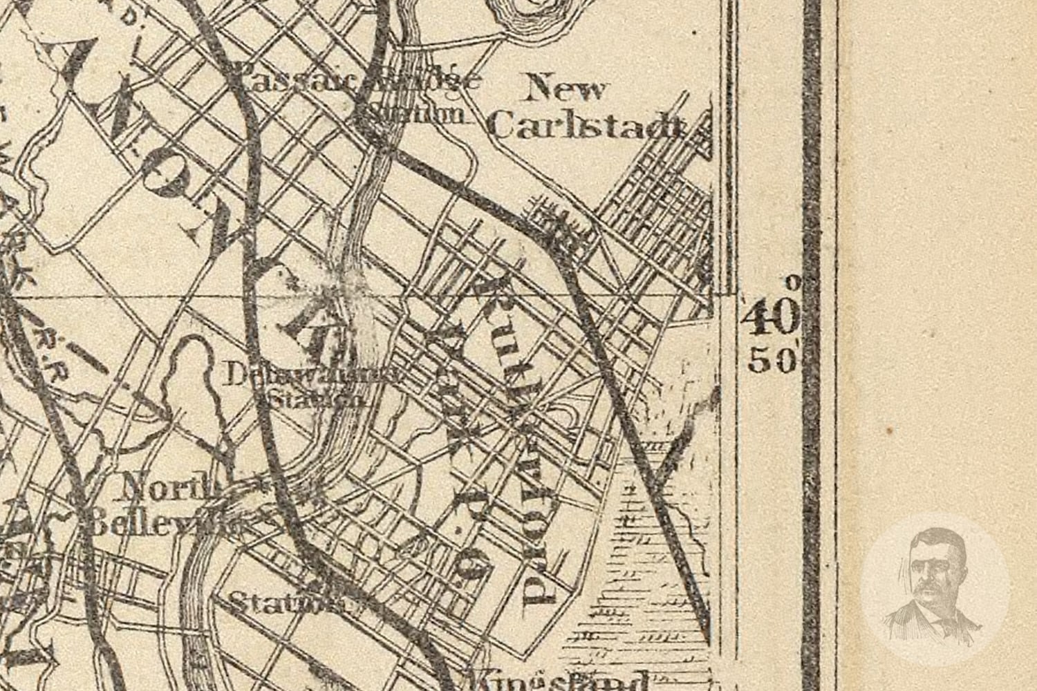 Vintage Morris County NJ Map 1872 Old New Jersey Map | Etsy