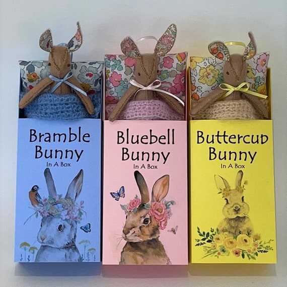 Liberty Bunny in A Box - Etsy UK