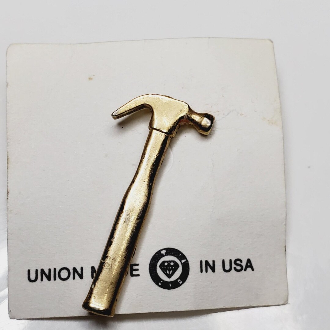 United Brotherhood of Carpenters "hammer" Lapel Pin "union Made in Usa ...